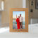 Personalised oak photo frame – Stag Design