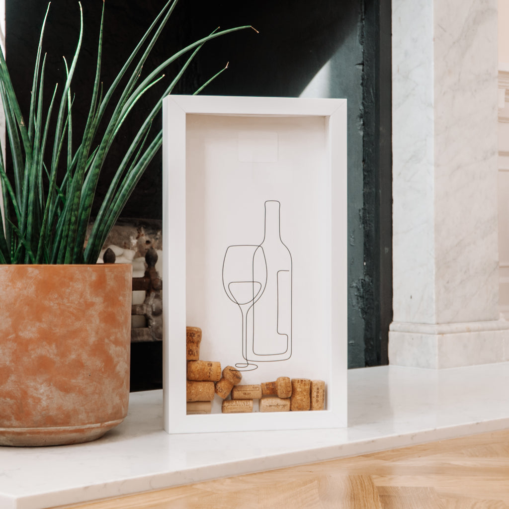 NEW! Vertical wine cork frame – Stag Design