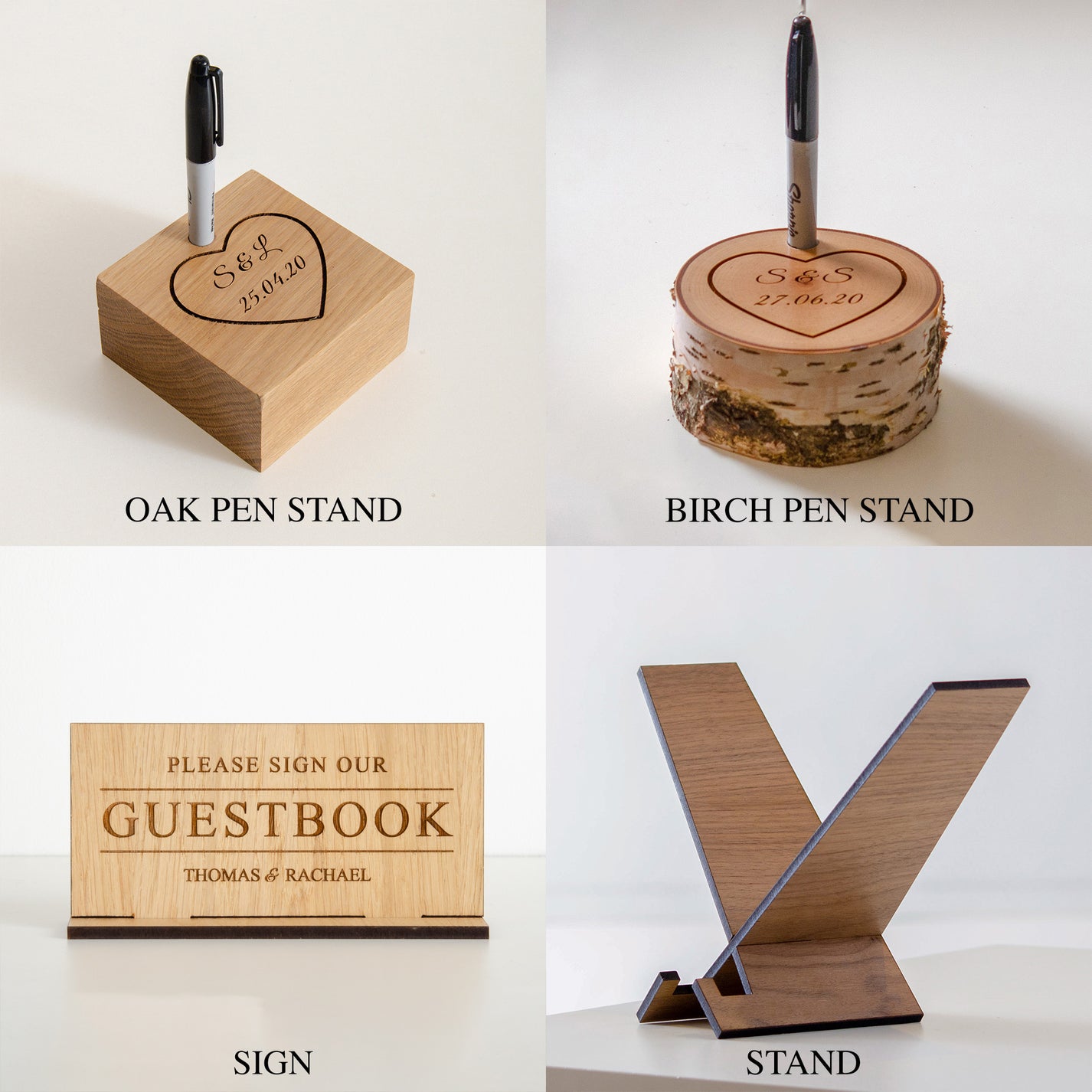 Alternative circle guest book sign – Stag Design