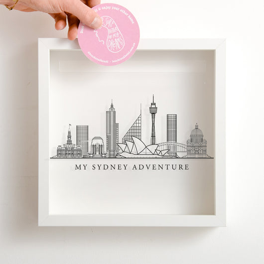 Sydney skyline memory box frame – Stag Design