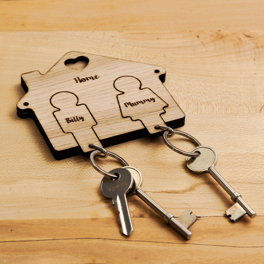 Personalised house key ring holder – Stag Design