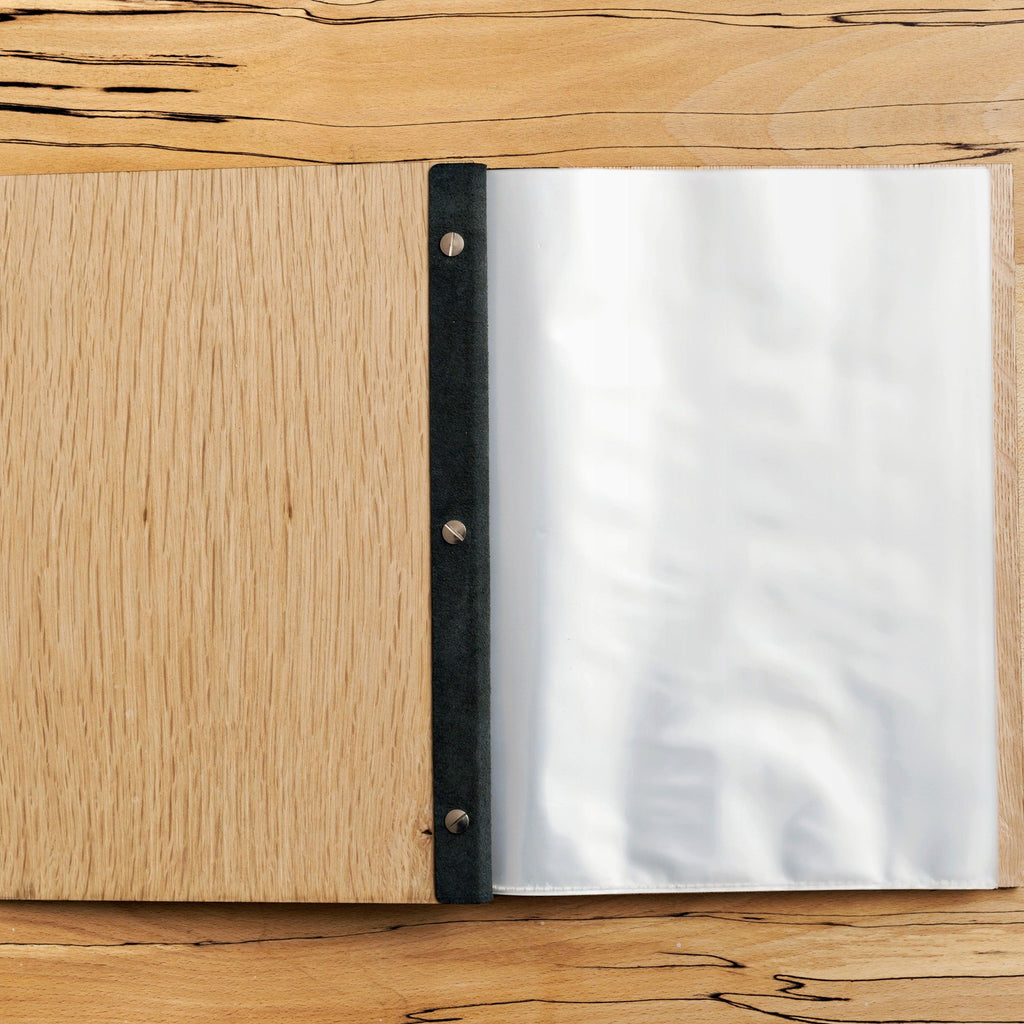 Personalised wooden A4 portfolio – Stag Design