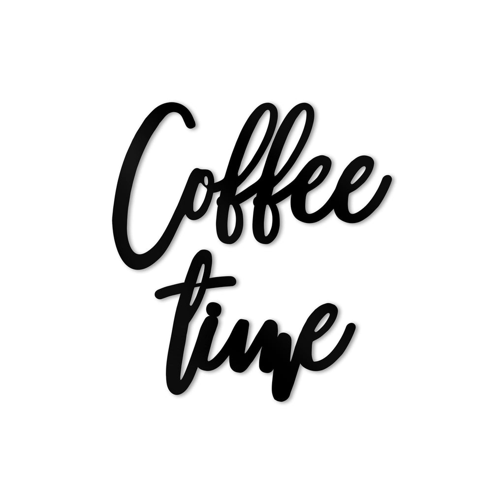 Coffee Time Wall Art Sign – Stag Design
