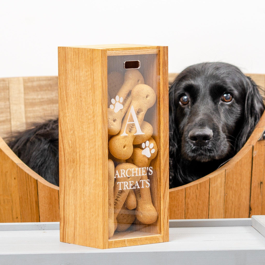 Personalised dog treats box – Stag Design