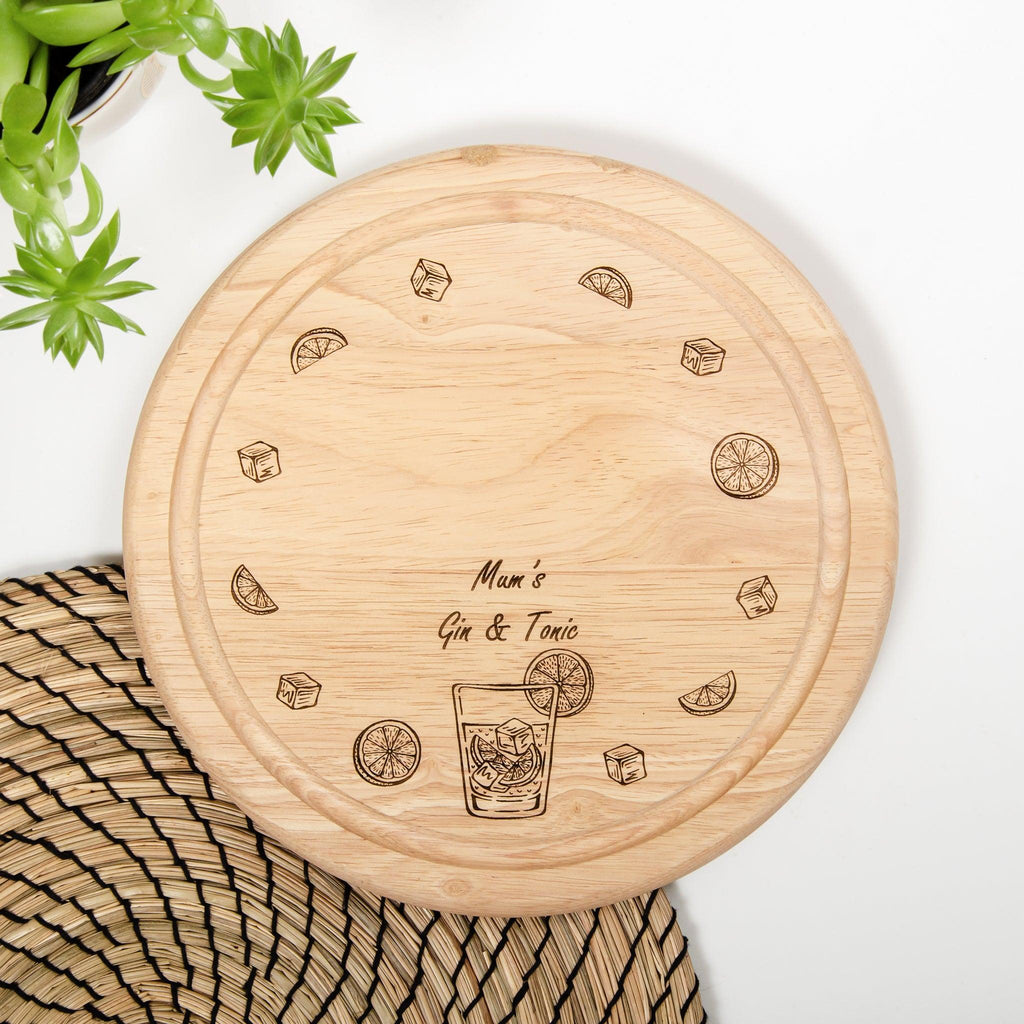 Gin chopping board – Stag Design