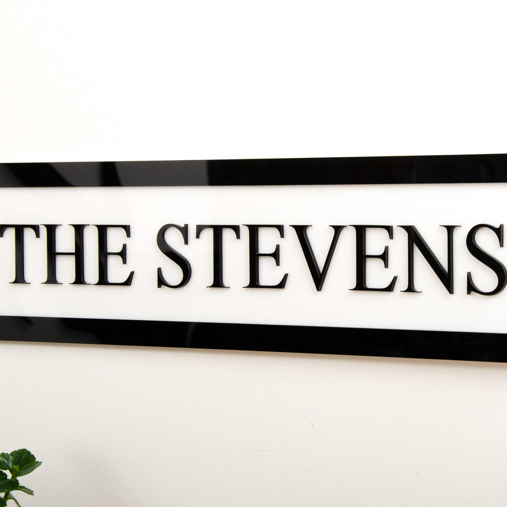 Personalised street sign – Stag Design