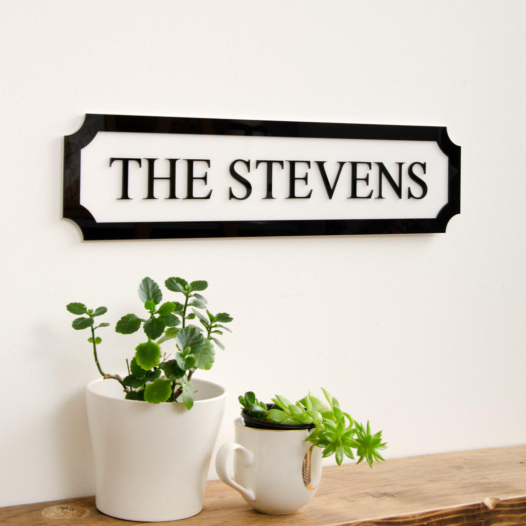 Personalised street sign – Stag Design