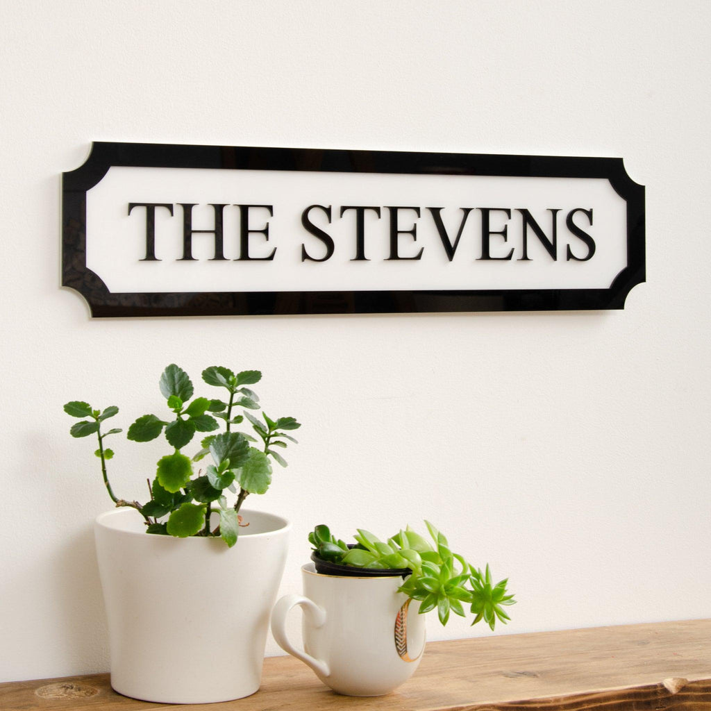 Personalised street sign – Stag Design