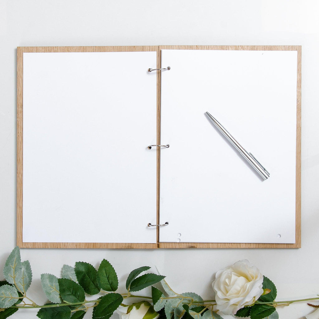 Personalised wooden A4 folder – Stag Design