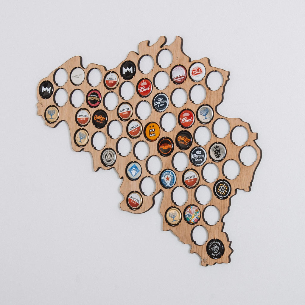 Beer Cap Belgium Map – Stag Design