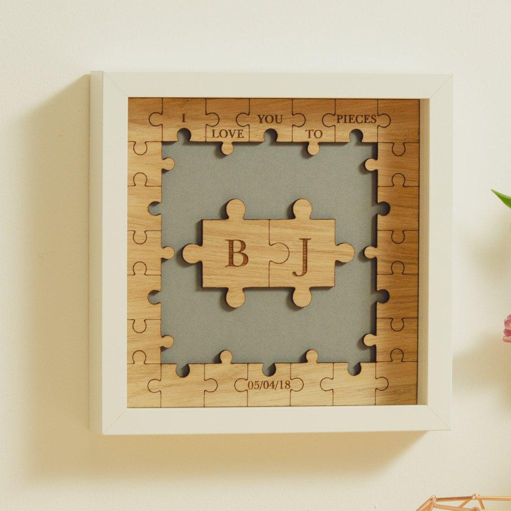 Personalised jigsaw frame – Stag Design