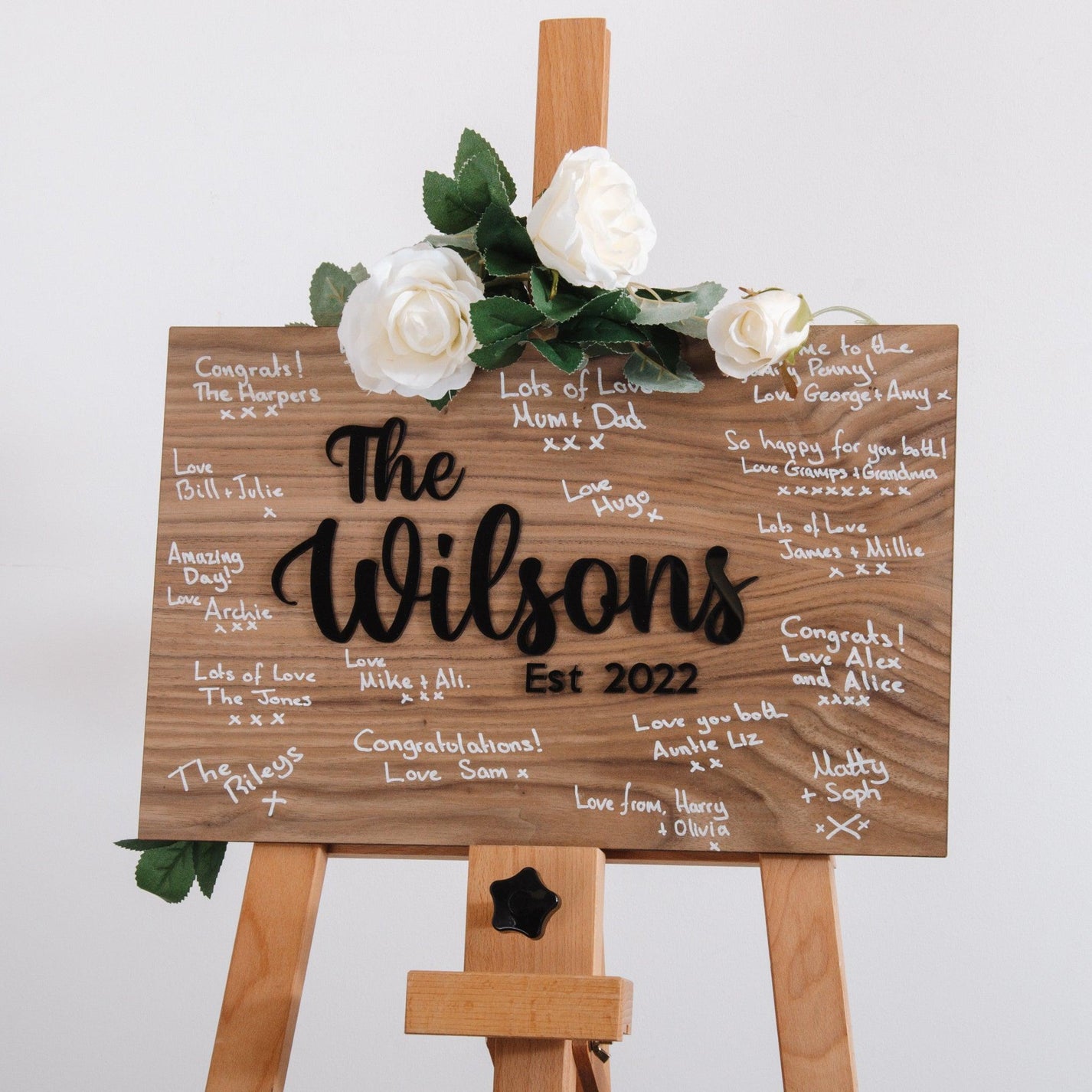 Alternative rectangle guest book sign – Stag Design