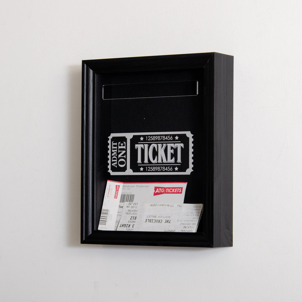 Ticket memory box frame – Stag Design