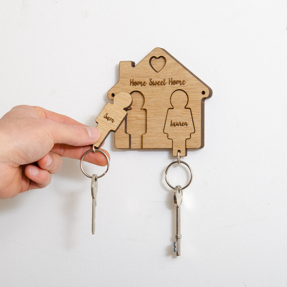 Personalised house key ring holder – Stag Design