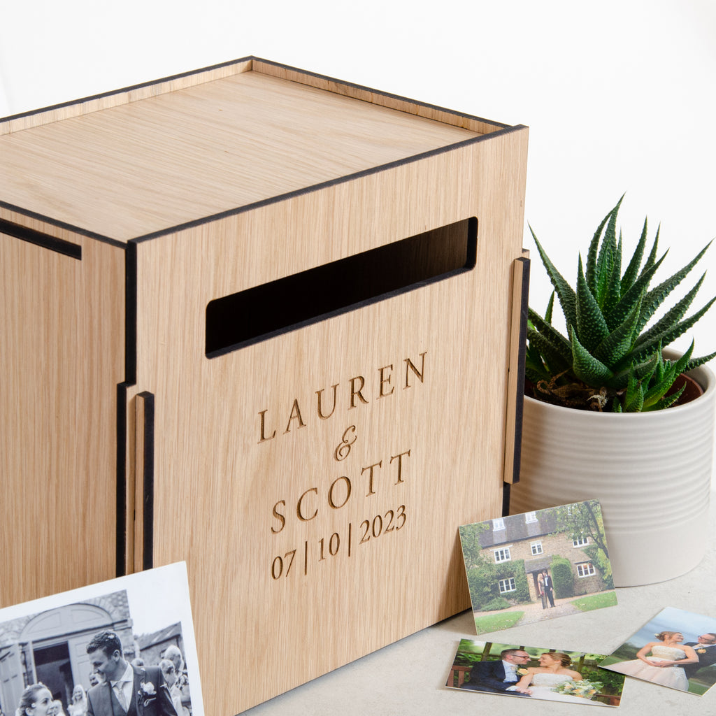Personalised post box for wedding cards – Stag Design