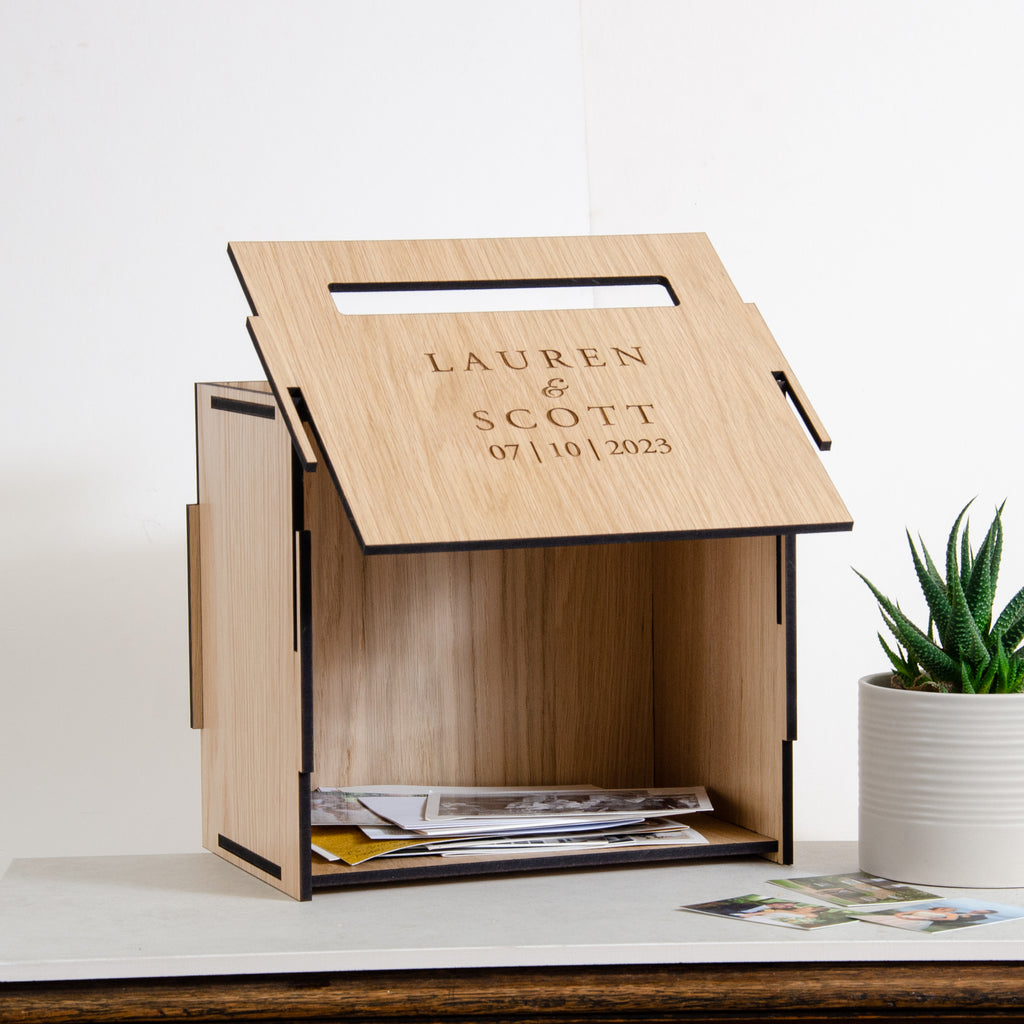 Personalised post box for wedding cards – Stag Design