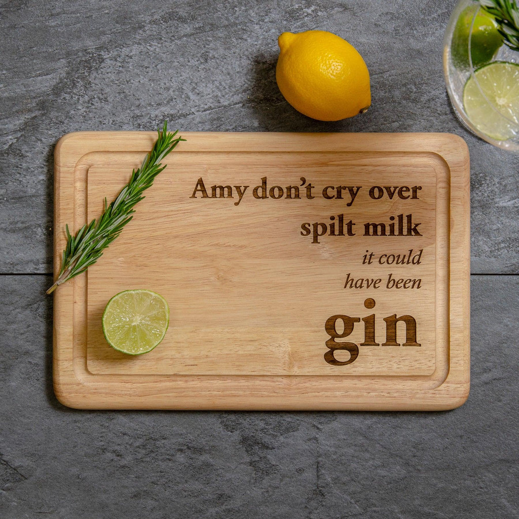 Gin Chopping Board – Stag Design