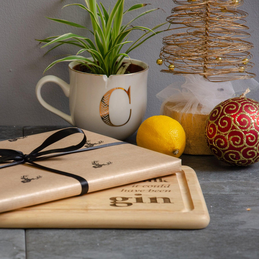 Gin Chopping Board – Stag Design