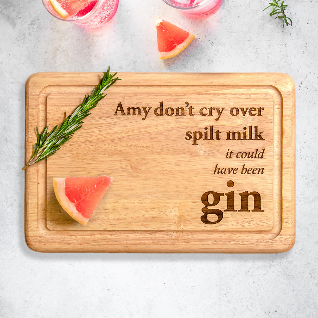 Gin Chopping Board – Stag Design