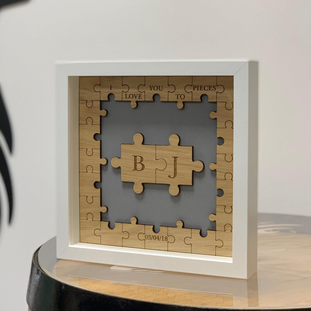 Personalised jigsaw frame – Stag Design