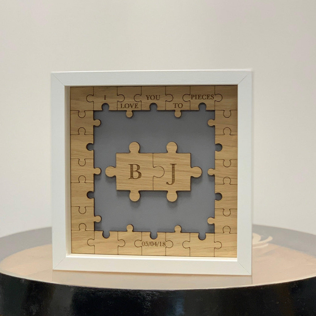 Personalised jigsaw frame – Stag Design