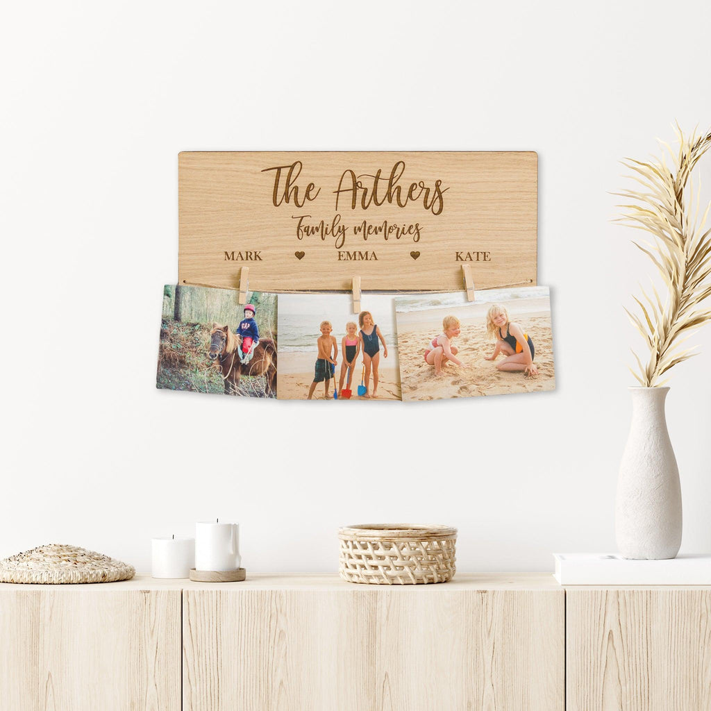 Hanging photo display board – Stag Design