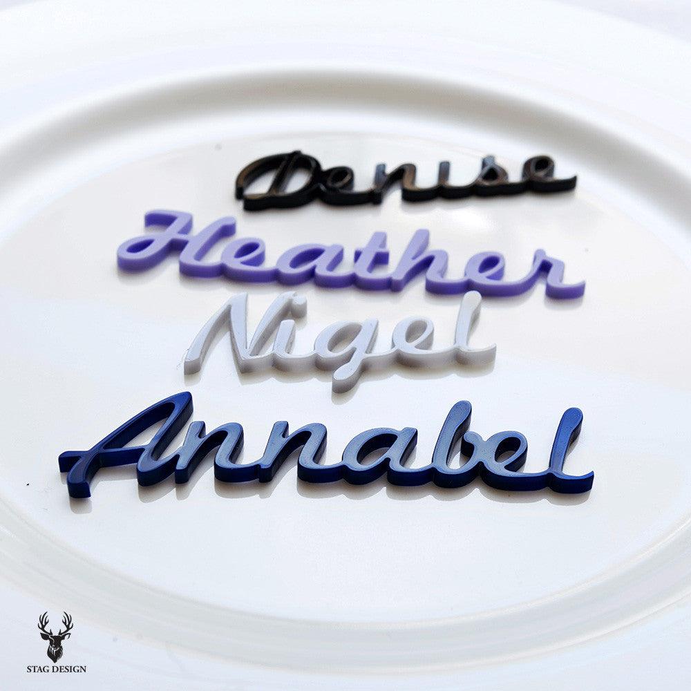 Table place names - for weddings and all special occasions – Stag Design