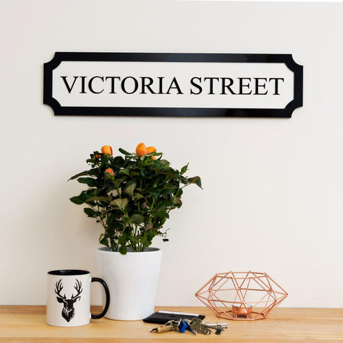 Personalised street sign – Stag Design