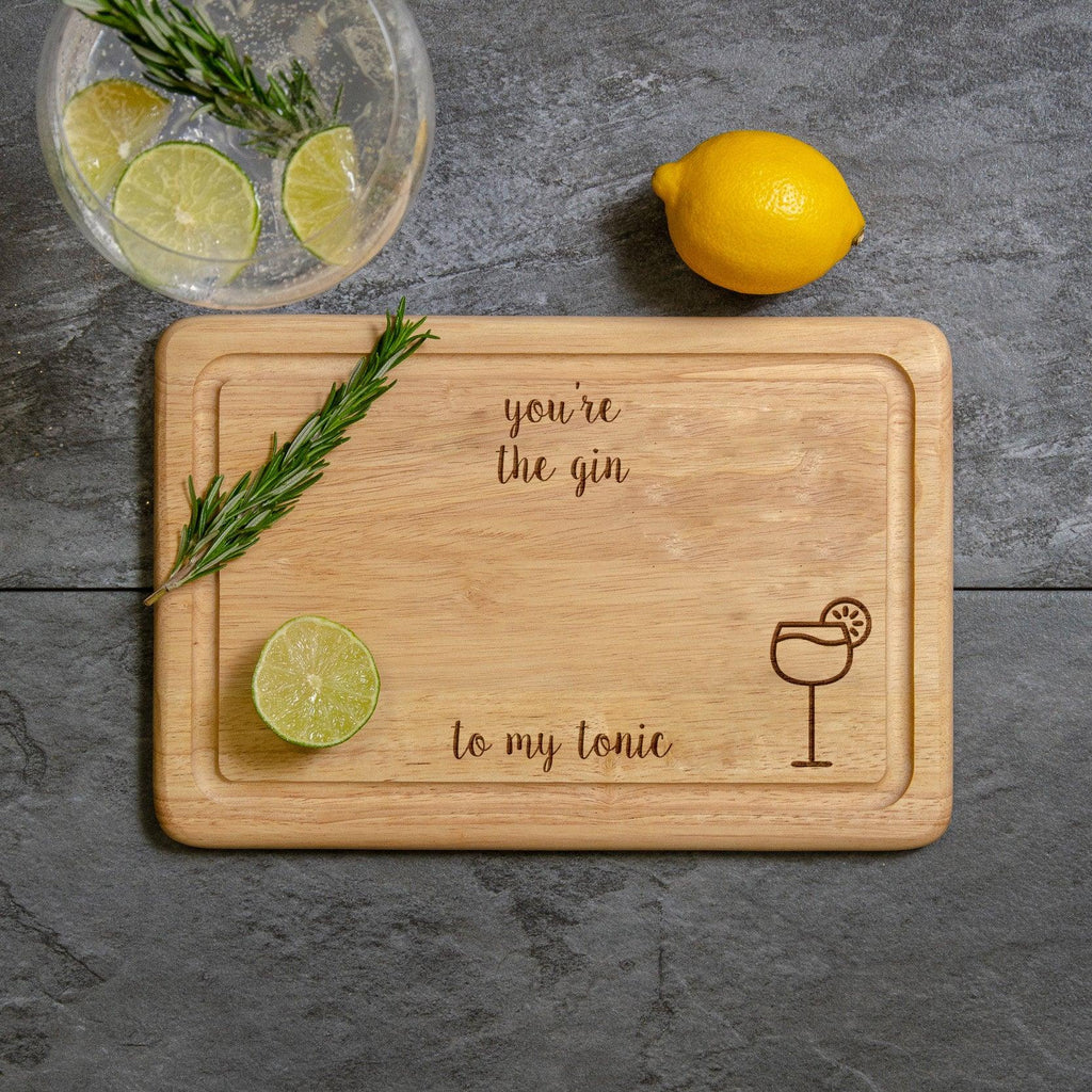 Gin Chopping Board – Stag Design